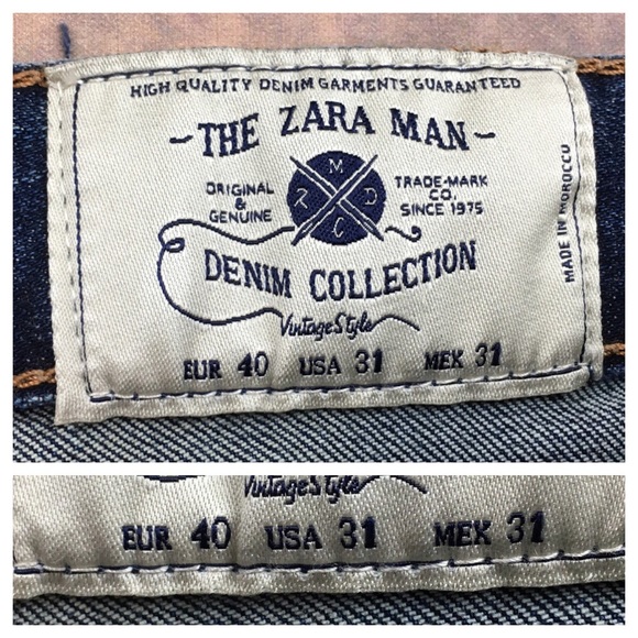 Zara | Jeans | Mens Zara Man Denim Collection Jean Size 3 | Poshmark
